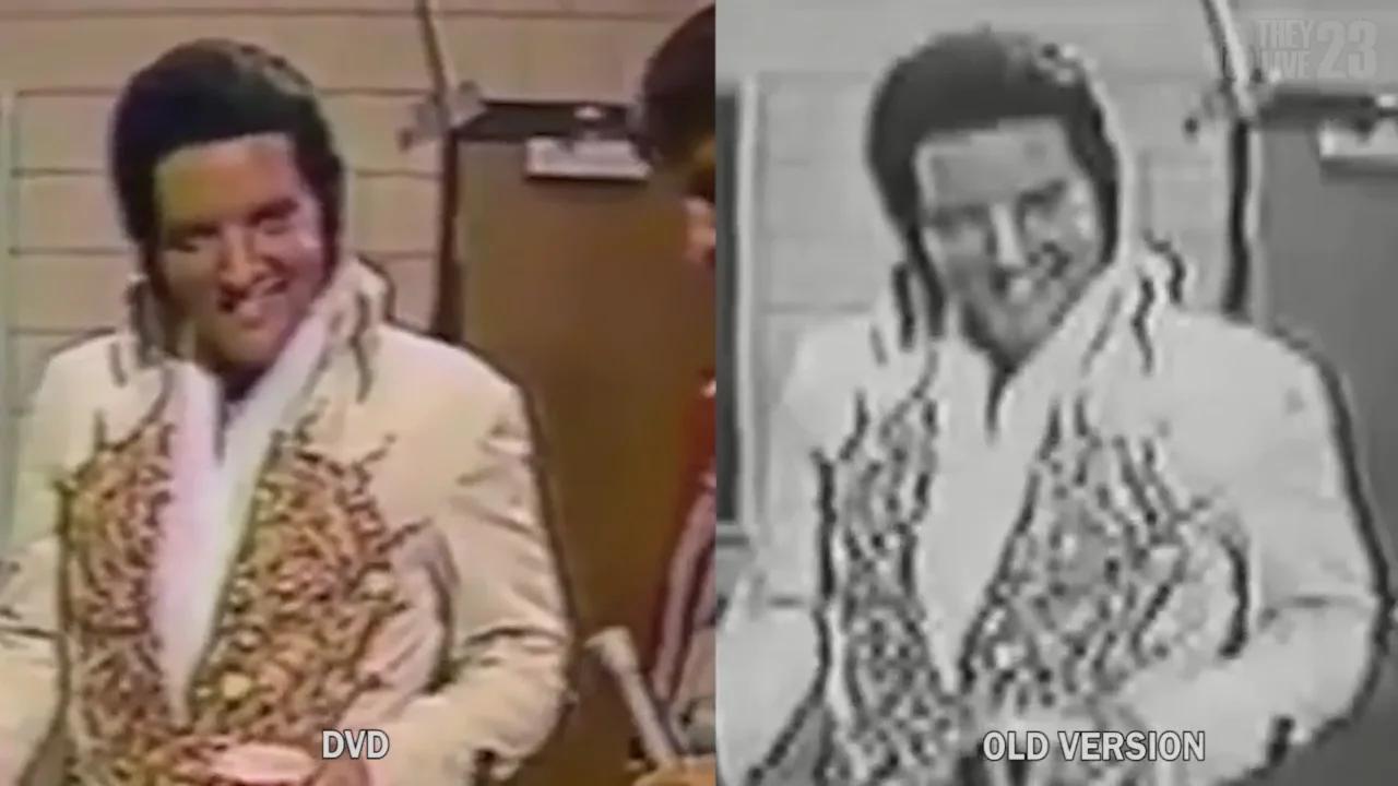 ELVIS PRESLEY BACKSTAGE BEFORE CONCERT (JUNE 1977)
