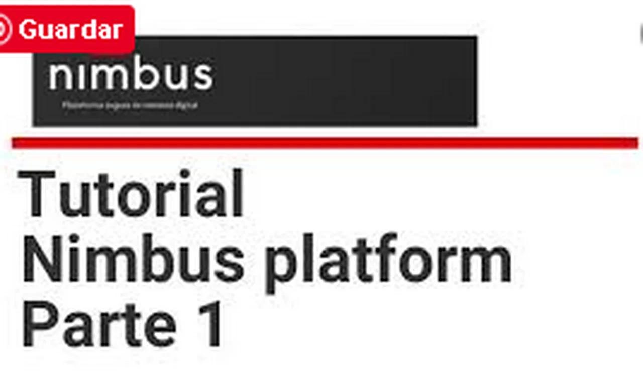 Como registrarse en nimbus platform parte 1