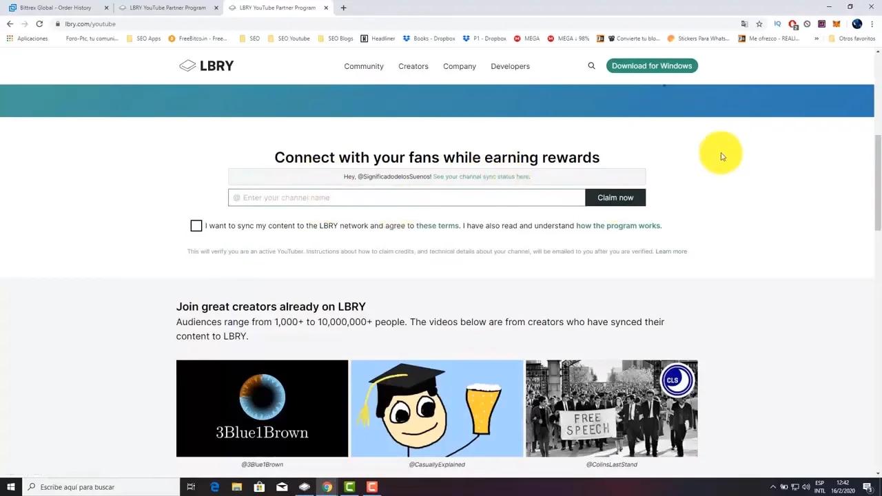 LBRY: GANAR DINERO CON LBRY TUTORIAL COMO FUNCIONA Y COMO COBRAR LBC