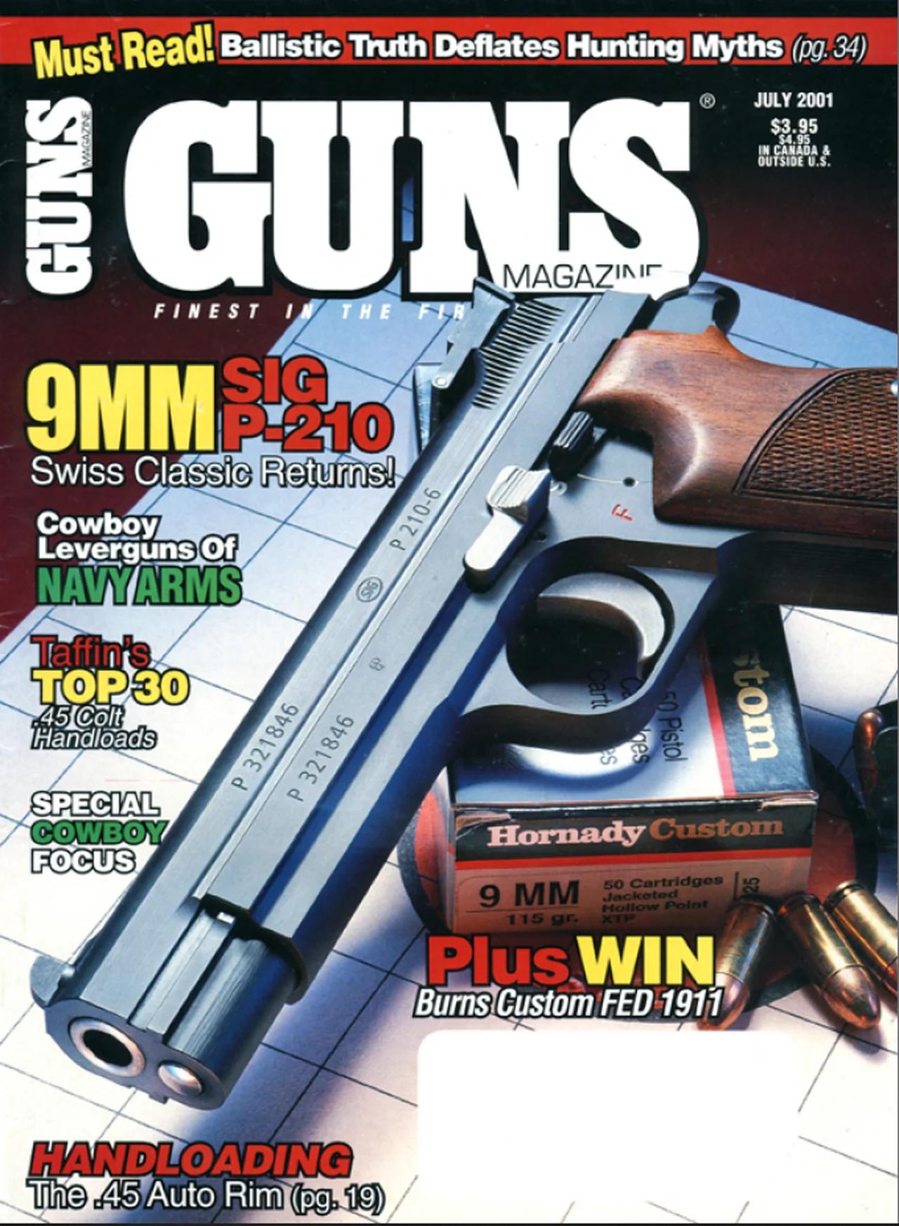 GUNS Magazine July 2001