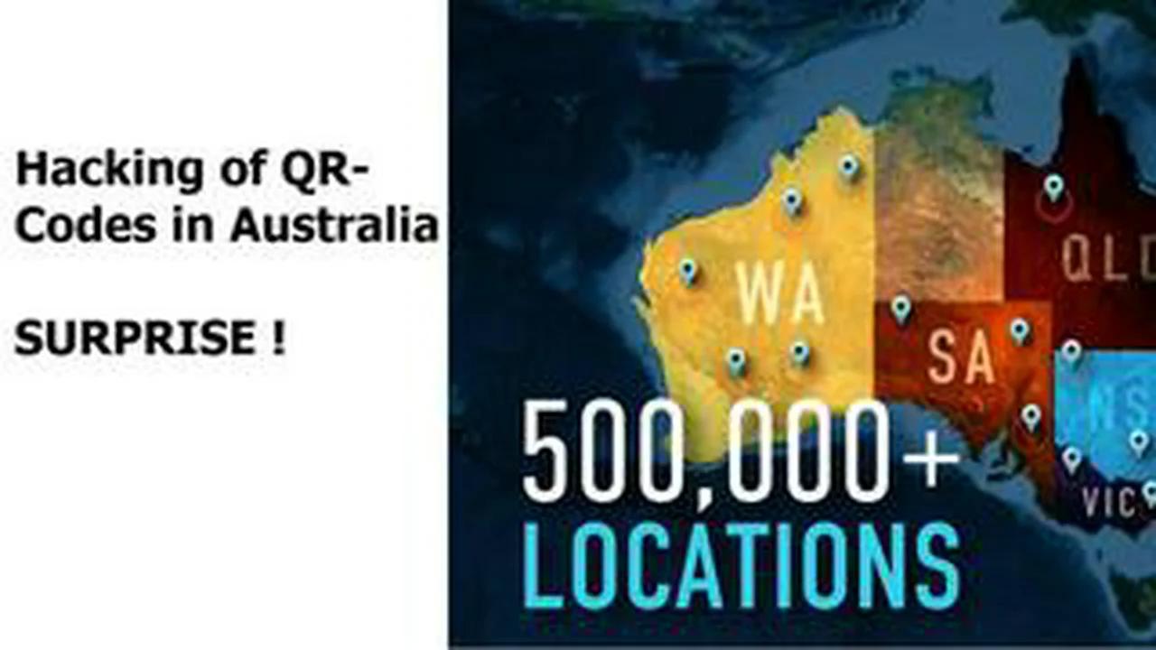 SURPRISE SURPRISE HACKING OF QR-CODES IN AUSTRALIA