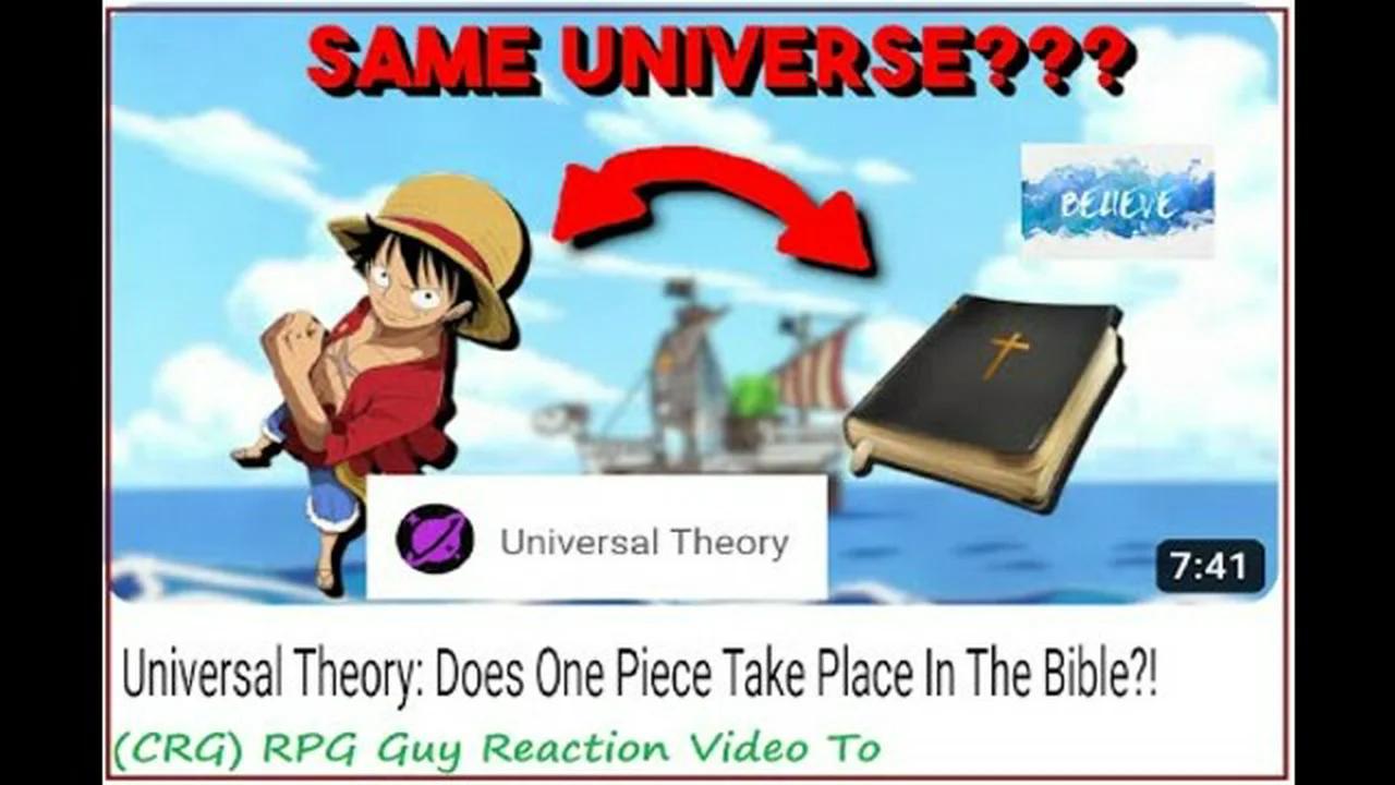 (CRG) RPG Guy Reaction Video To One Piece - Christian Religious ...