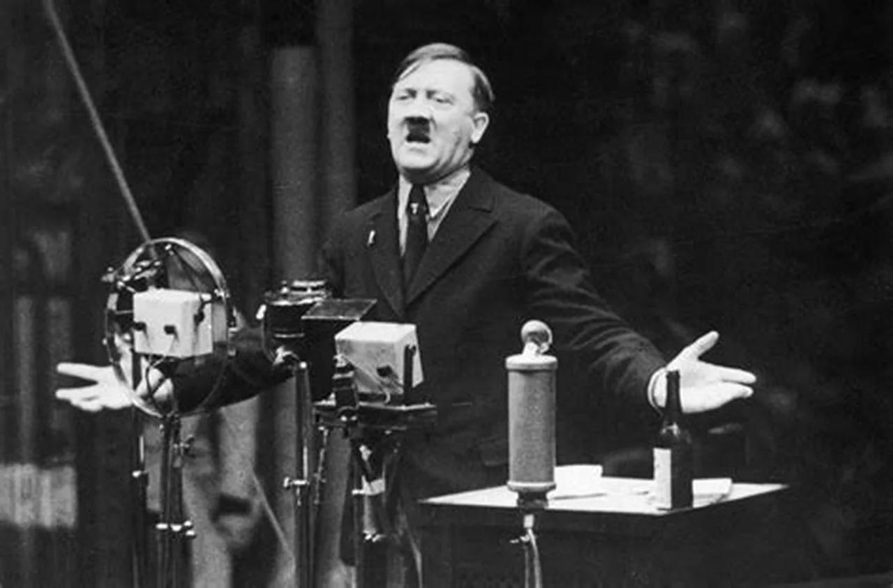 Adolf Hitler on July 28th, 1922 in Munich, Germany in ENGLISH AI ...
