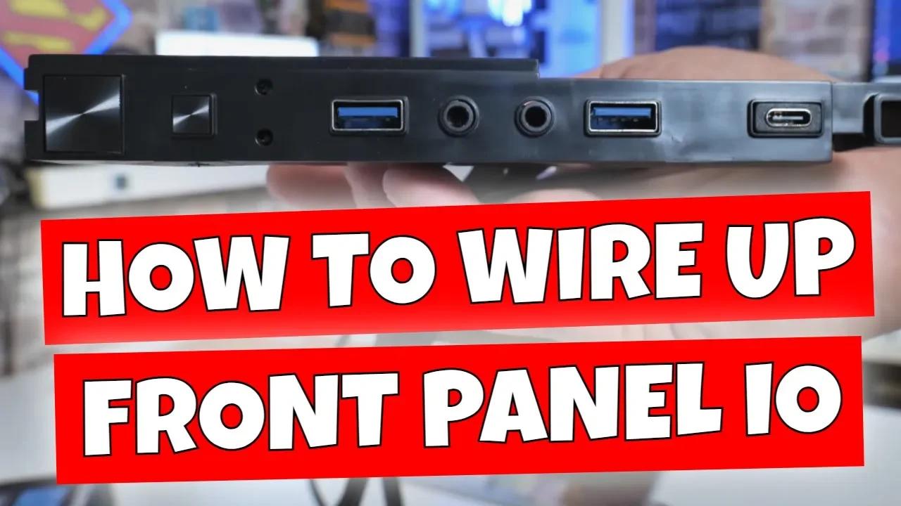 How To Wire Up Computer PC Front Panel IO Connections USB Audio LEDs Etc