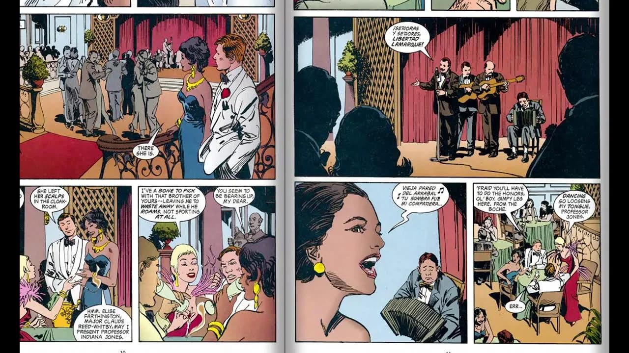 Indiana Jones reads Indiana Jones and the ARMs of GOLD