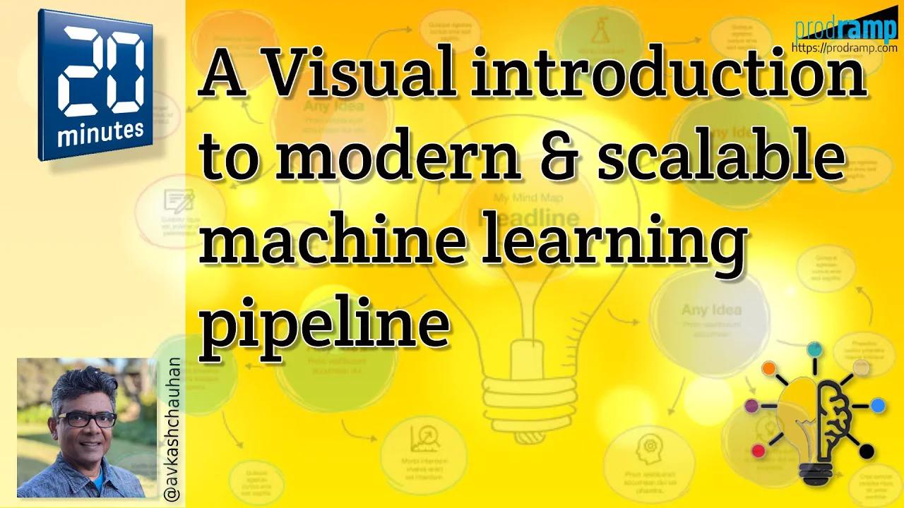 A visual introduction to modern and scalable machine learning pipeline