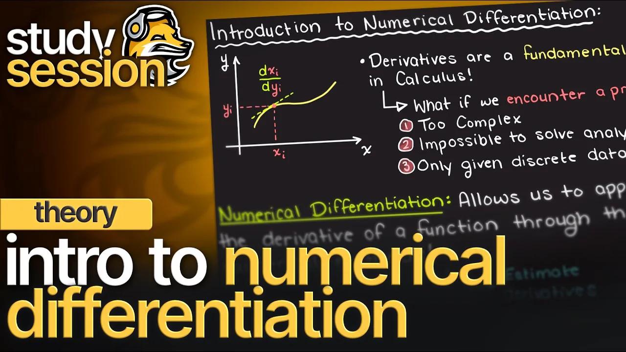 Introduction To Numerical Differentiation | Numerical Methods