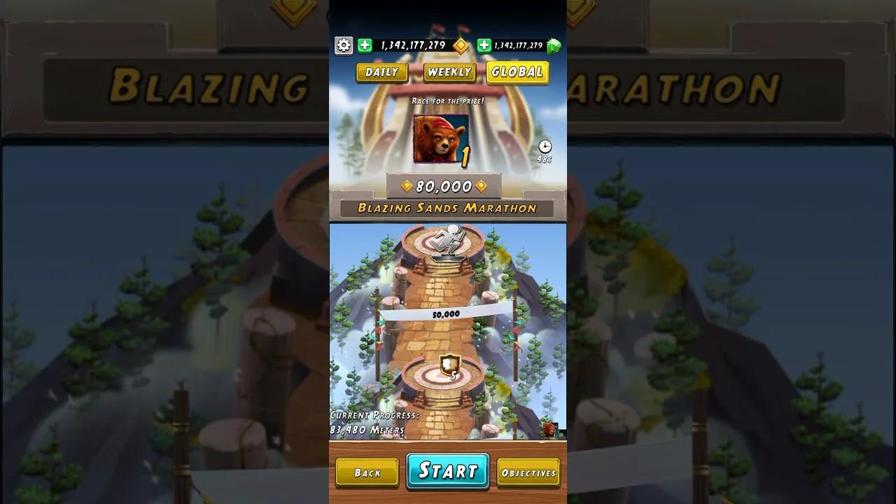 Temple Run 2 – Global Challenges: Claim reward Blazing Sands Marathon