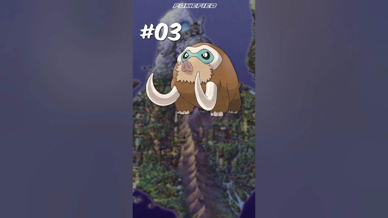 Top 5 Strongest Ice Type Pokemon from Sinnoh #Short #Pokemon