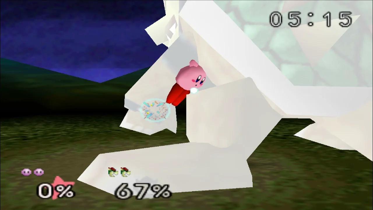 Smash Remix Gameplay - Kirby vs Giant Giga Bowser (CPU Level 9)