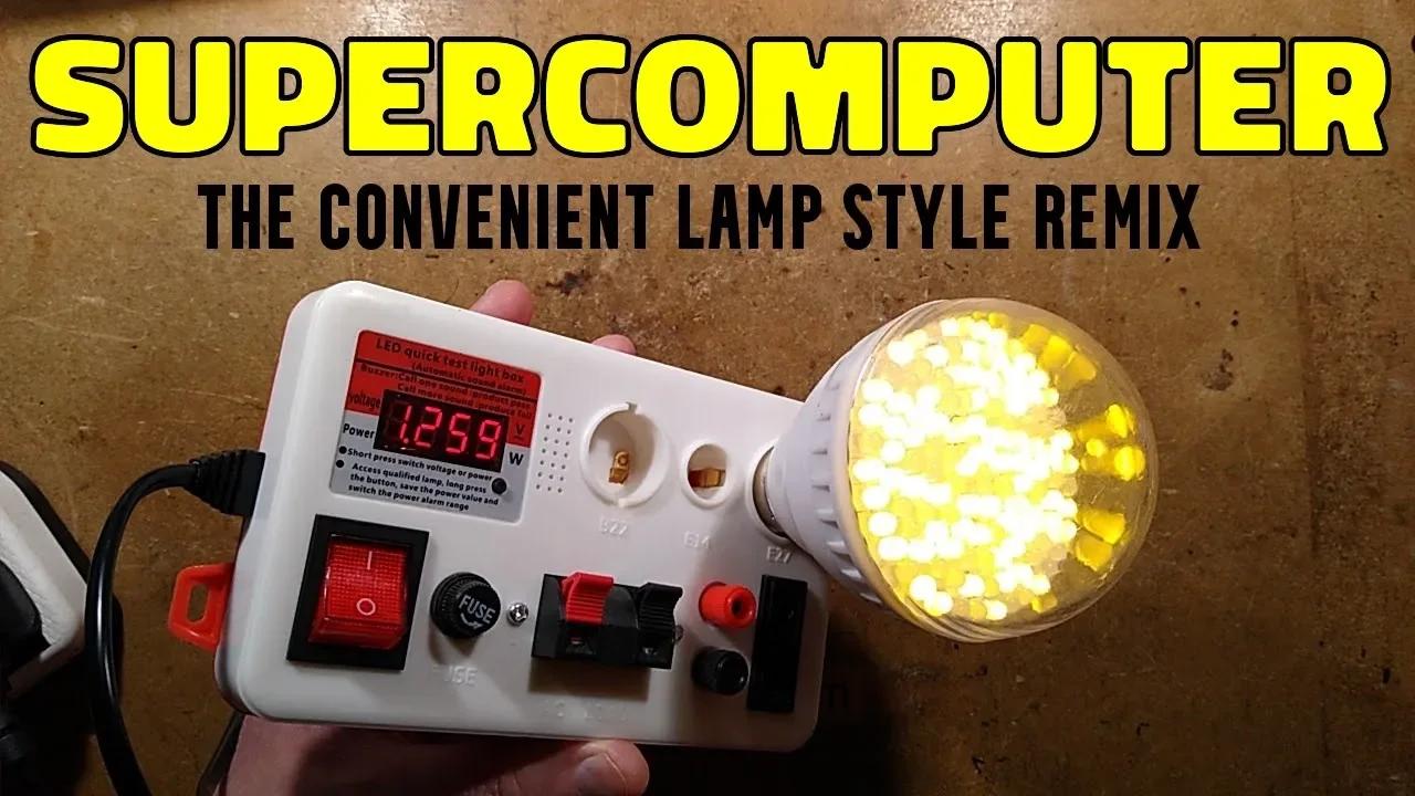 Supercomputer light bulb build - with schematic