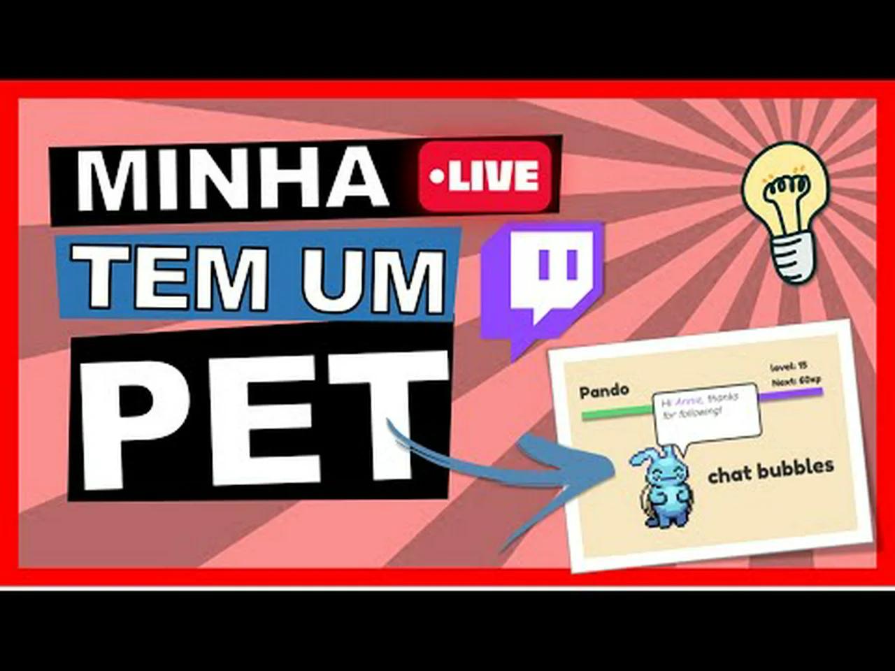 Como colocar um mascote/pet na sua live usando o OBS (Pando Pet)