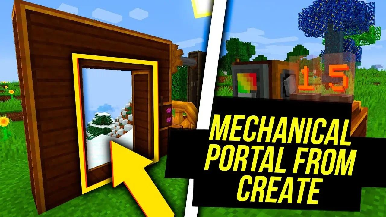 Create mod. MIRROR WORLD IN MINECRAFT! 1.16.5-1.18.2 (minecraft java edition)