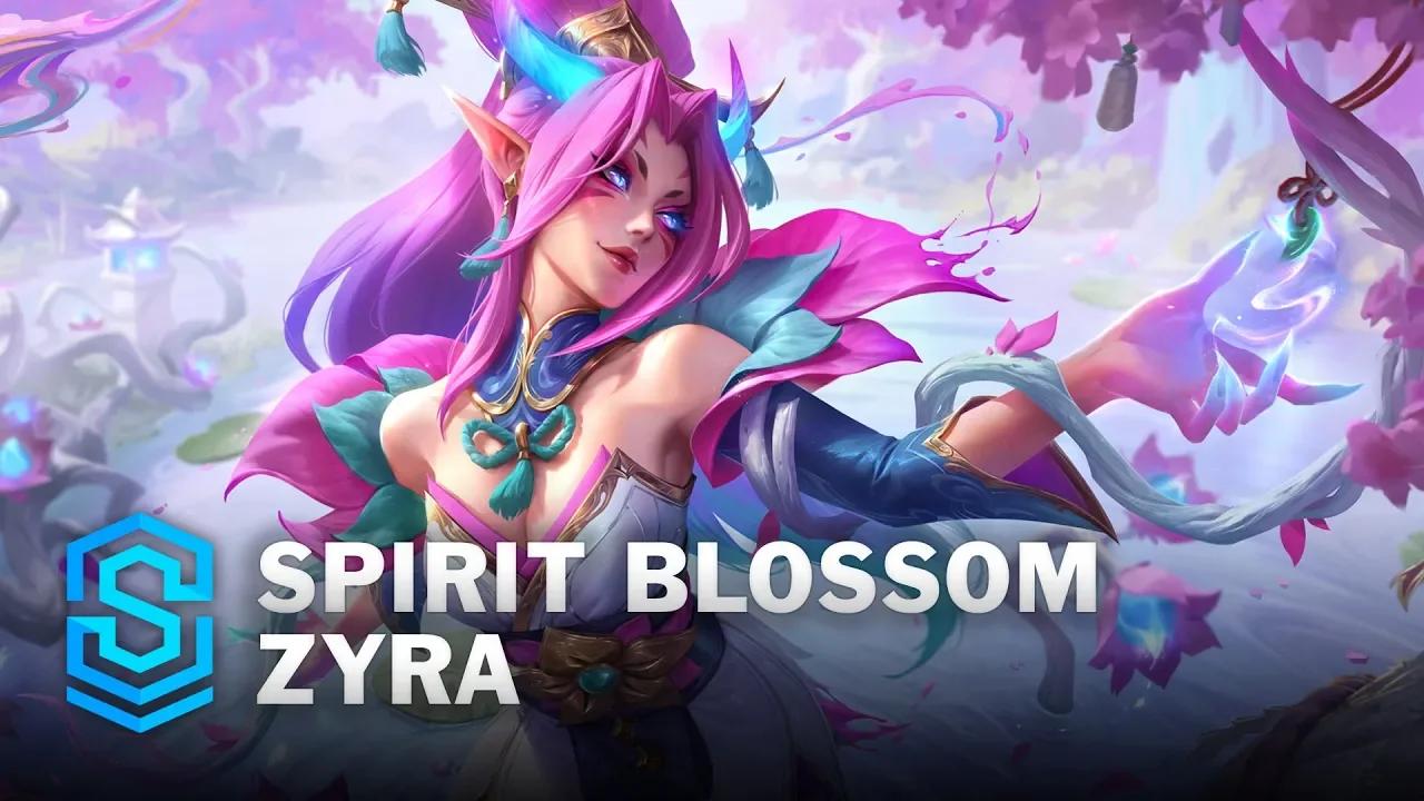 Spirit Blossom Zyra Skin Spotlight - League of Legends