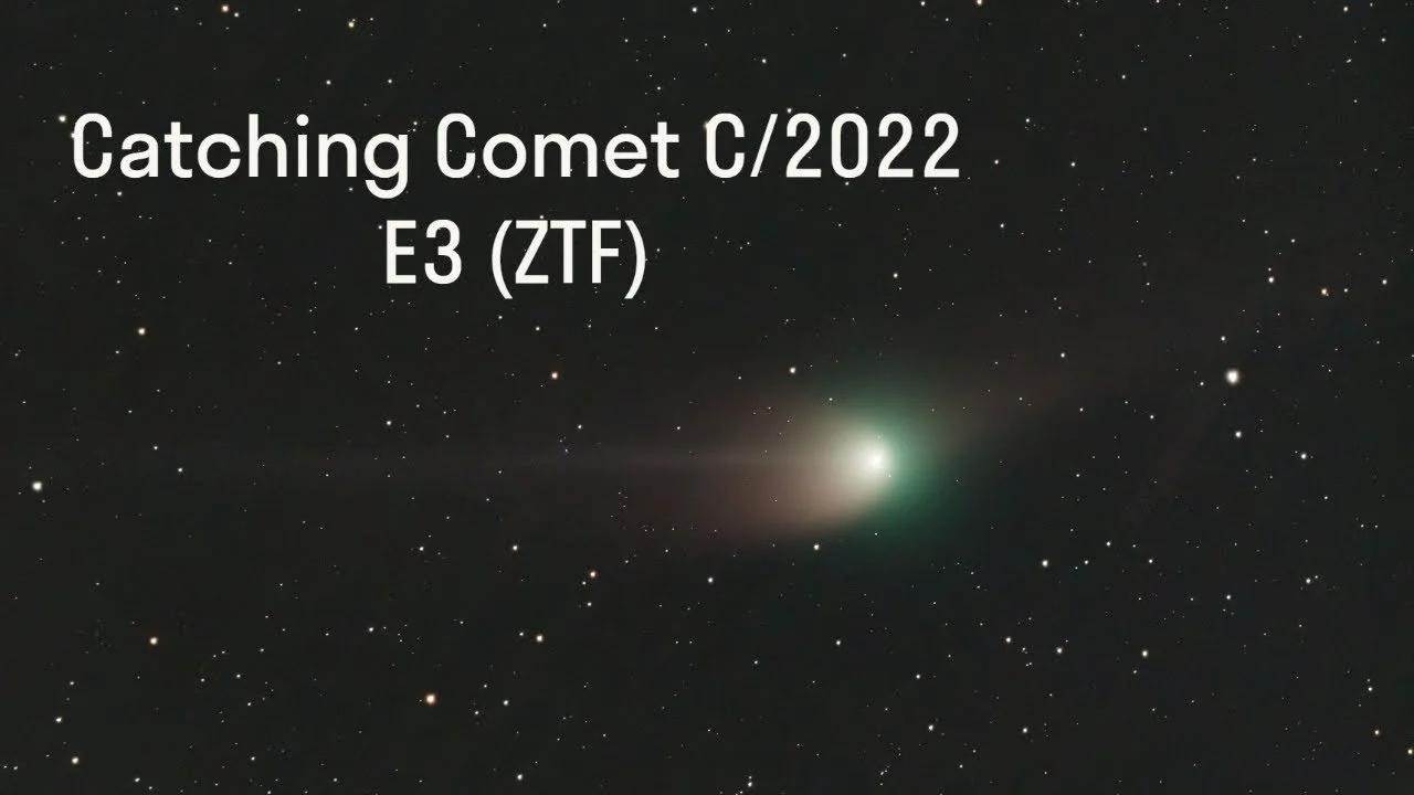 Catching a Comet - I imaged comet C/2022 E3 (ZTF) from my backyard