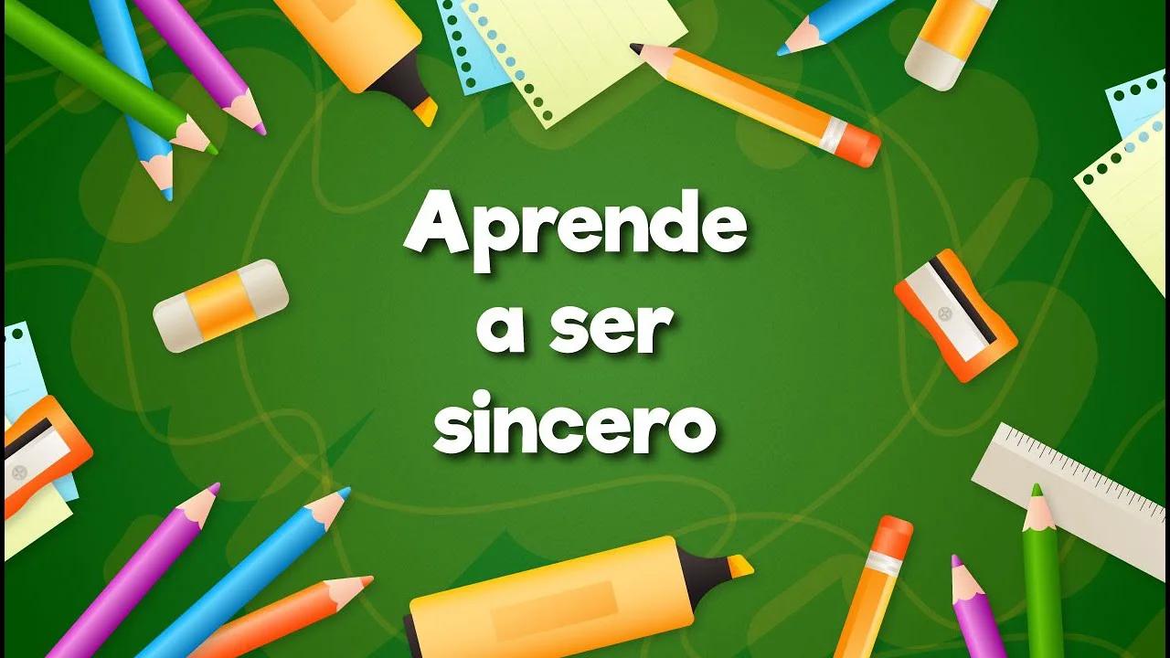 Aprende a ser sincero 😡