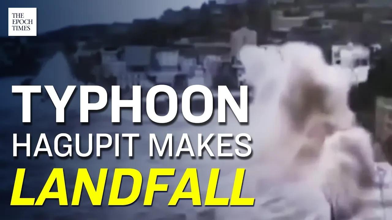 Typhoon Hagupit Makes Landfall in Eastern China’s Coastal Region ...