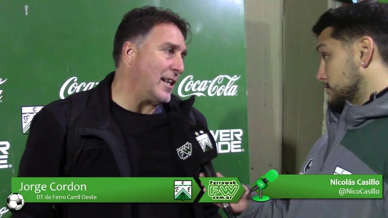 #FerroWeb - Entrevista al DT Jorge Cordon