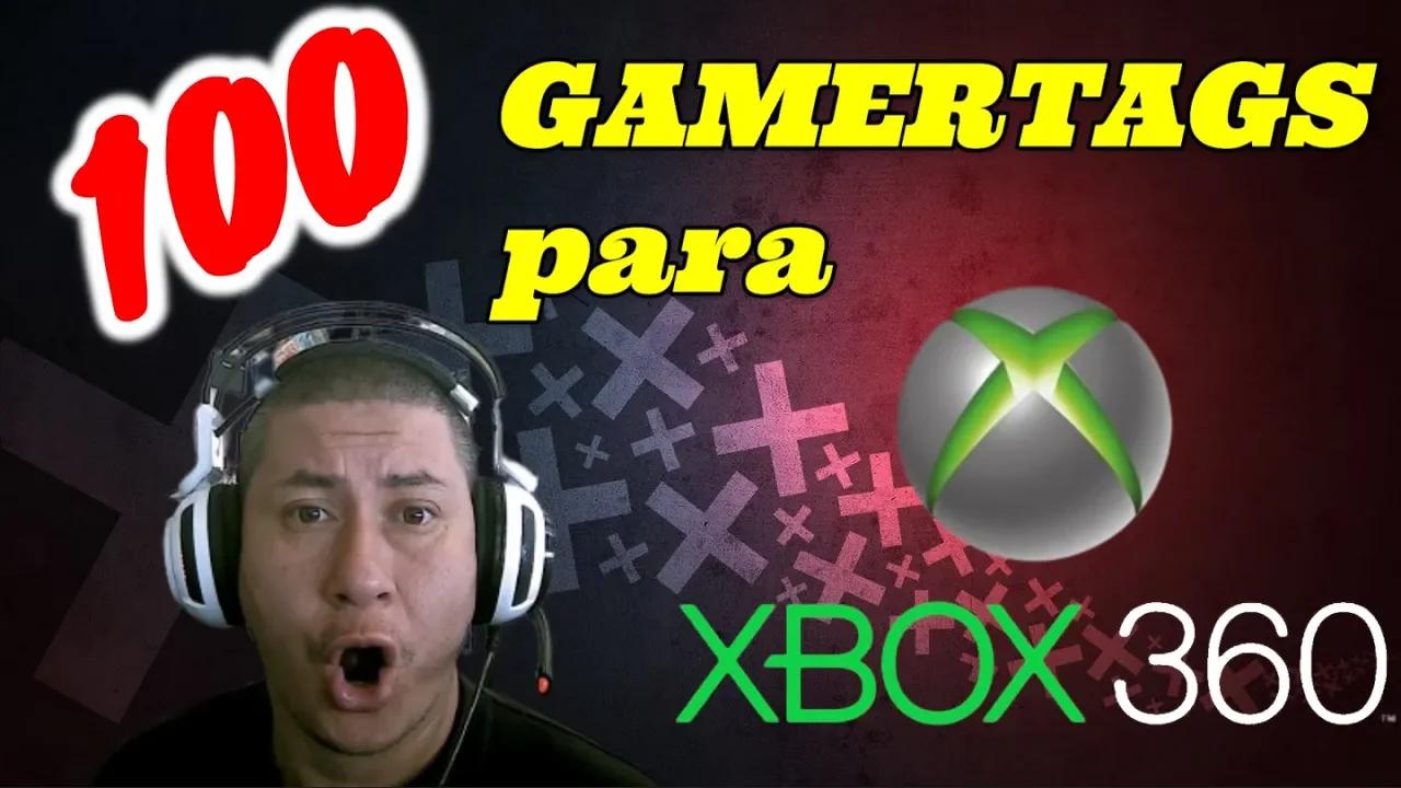 100 GAMERTAGS para xbox 360 RGH online 2023