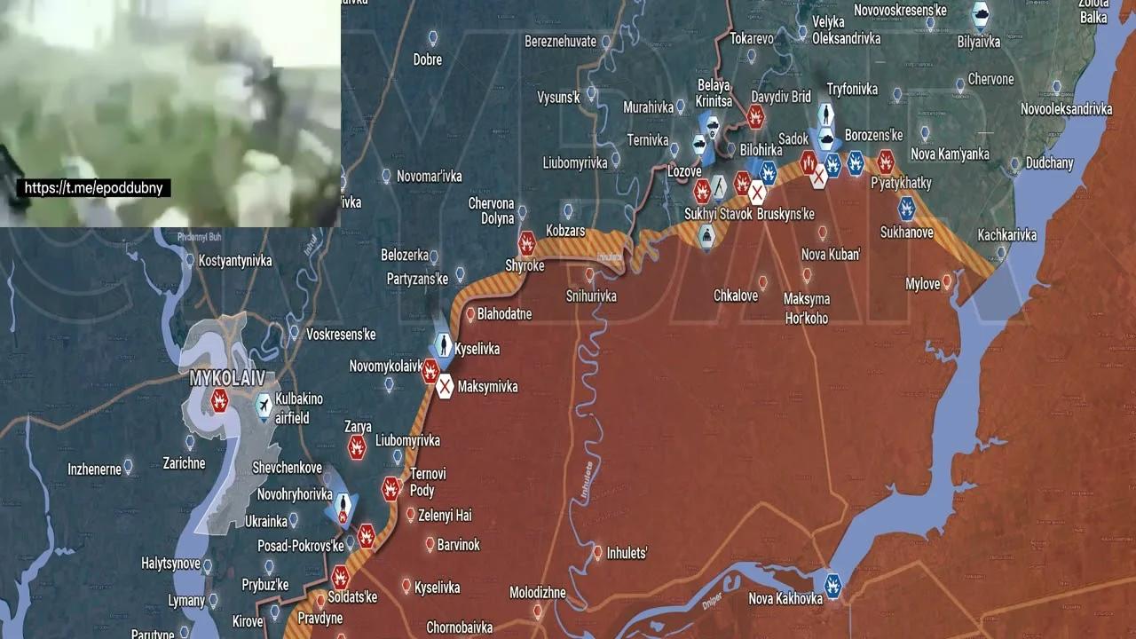 Ukraine War Rybar Map Update: Battles in Nikolaev-Berislav area and ...