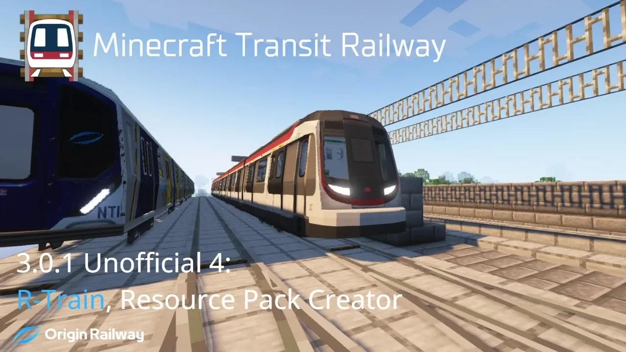 Minecraft Transit Railway - 3.0.1 Unofficial 4 Update in 2 minutes!