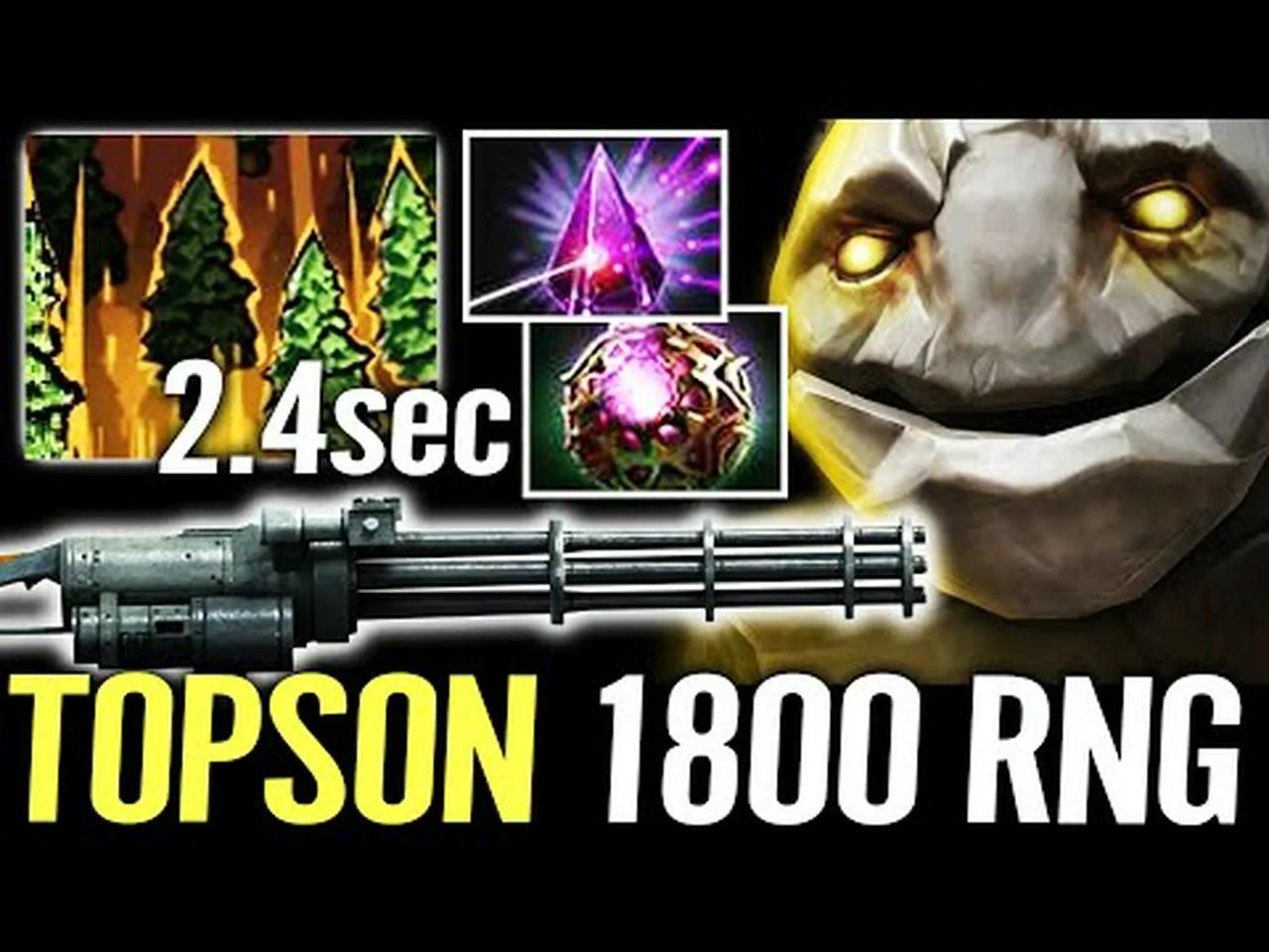 🔥 TOPSON Tiny 1800 Range Tree Volley — Octarine + Seer Stone Aghanim ...