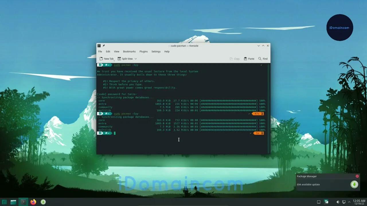 How to increase Internet Speed in Manjaro OS for the Terminal