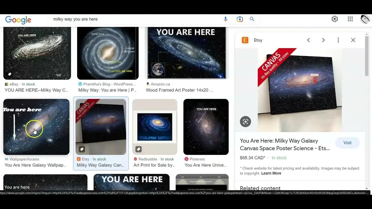 Fake space and fake cartoon satellites.
