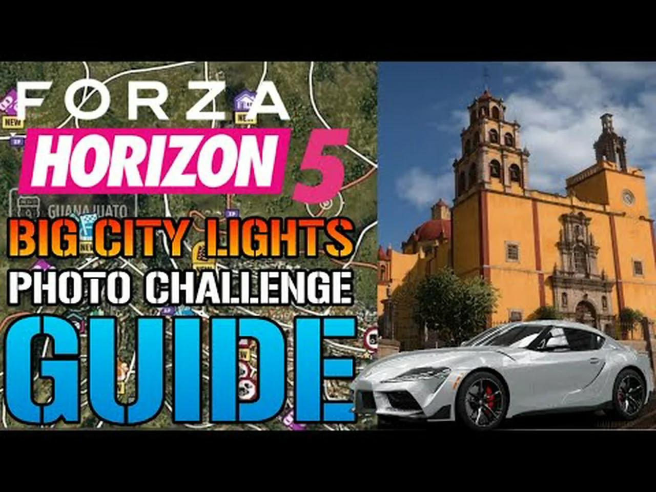 Forza Horizon 5: Photo Challenge "Big City Lights" Guide! How To Make ...