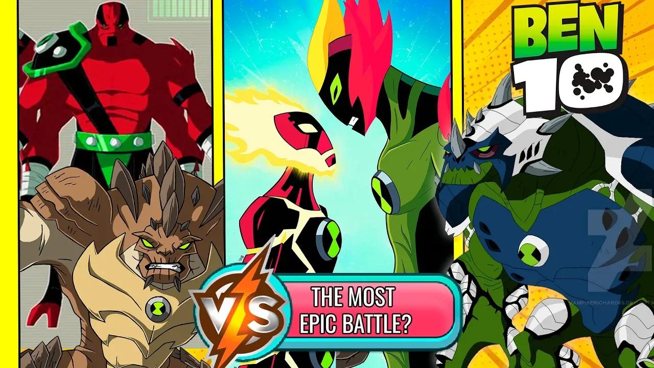 TOP 6 PELEAS MAS EPICAS DE BEN 10 | PART 1 | FRIO10MIL #BEN10