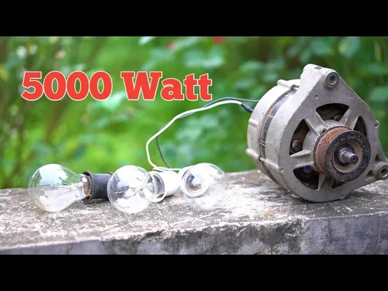 How To Generate Infinity Electrical Energy With Car Dynamo