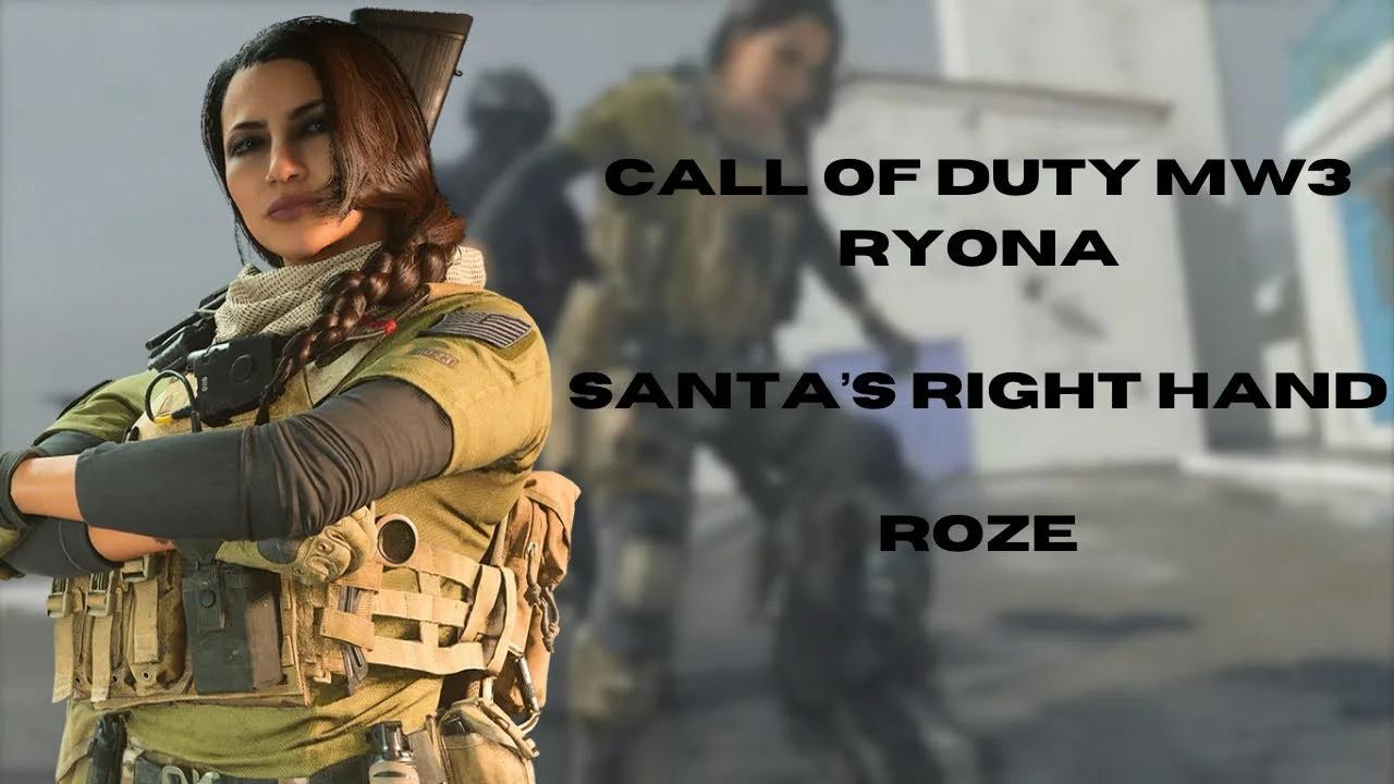 Roze Ryona - Santa’s Right Hand Finishing Move - COD MW3