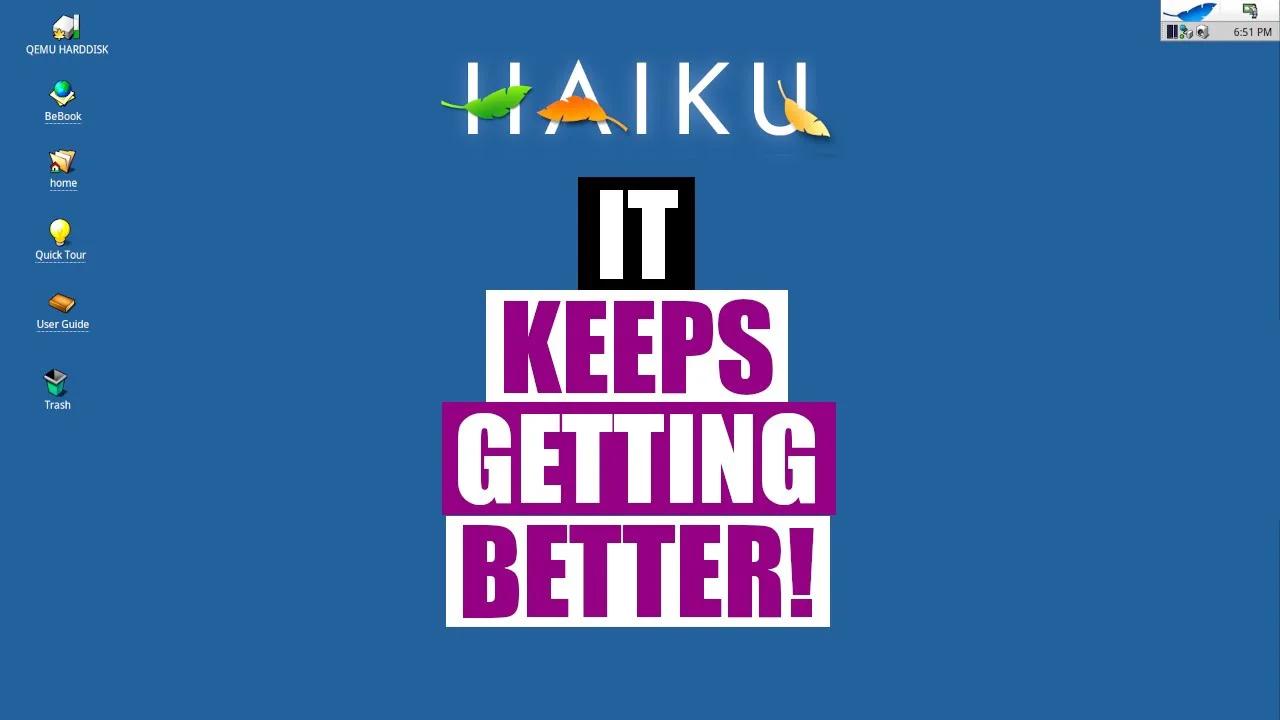Haiku Is Such A Unique Operating System