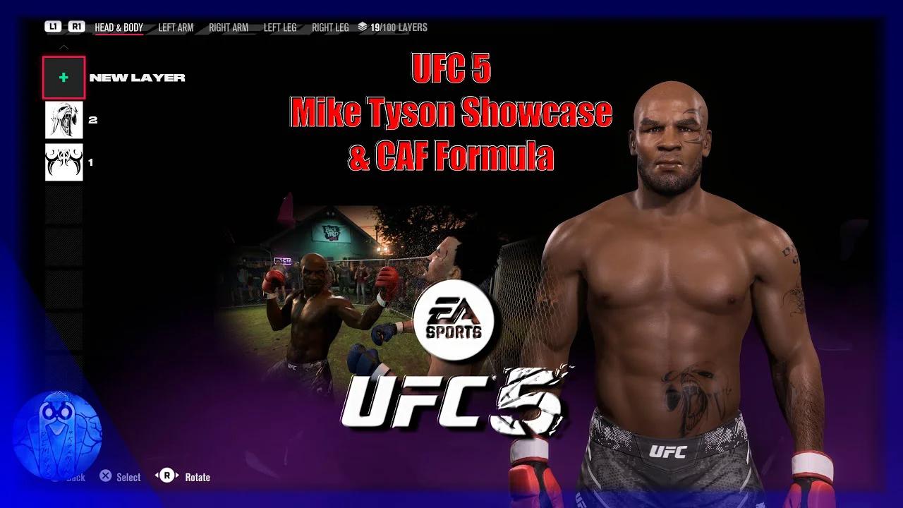 UFC 5 MikeTyson Fighter Showcase & CAF Formula