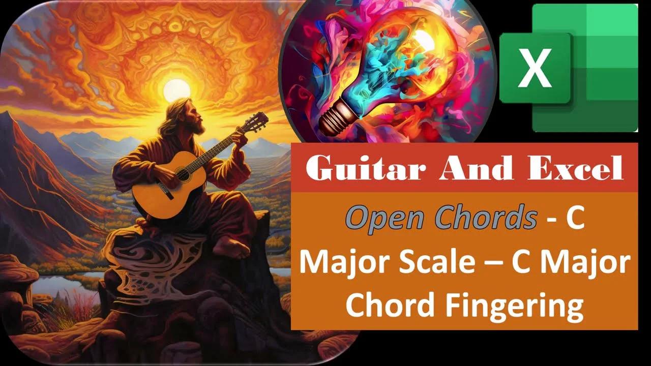Open Chords - C Major Scale – C Major Chord Fingering 2012 Guitar & Excel