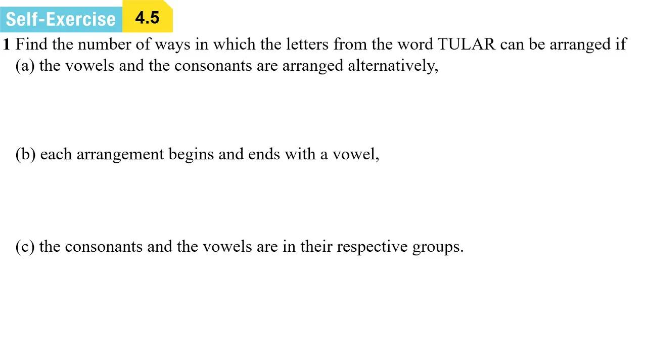 Kssm Addmath Form 5 Solve Problems Involving Permutation Self