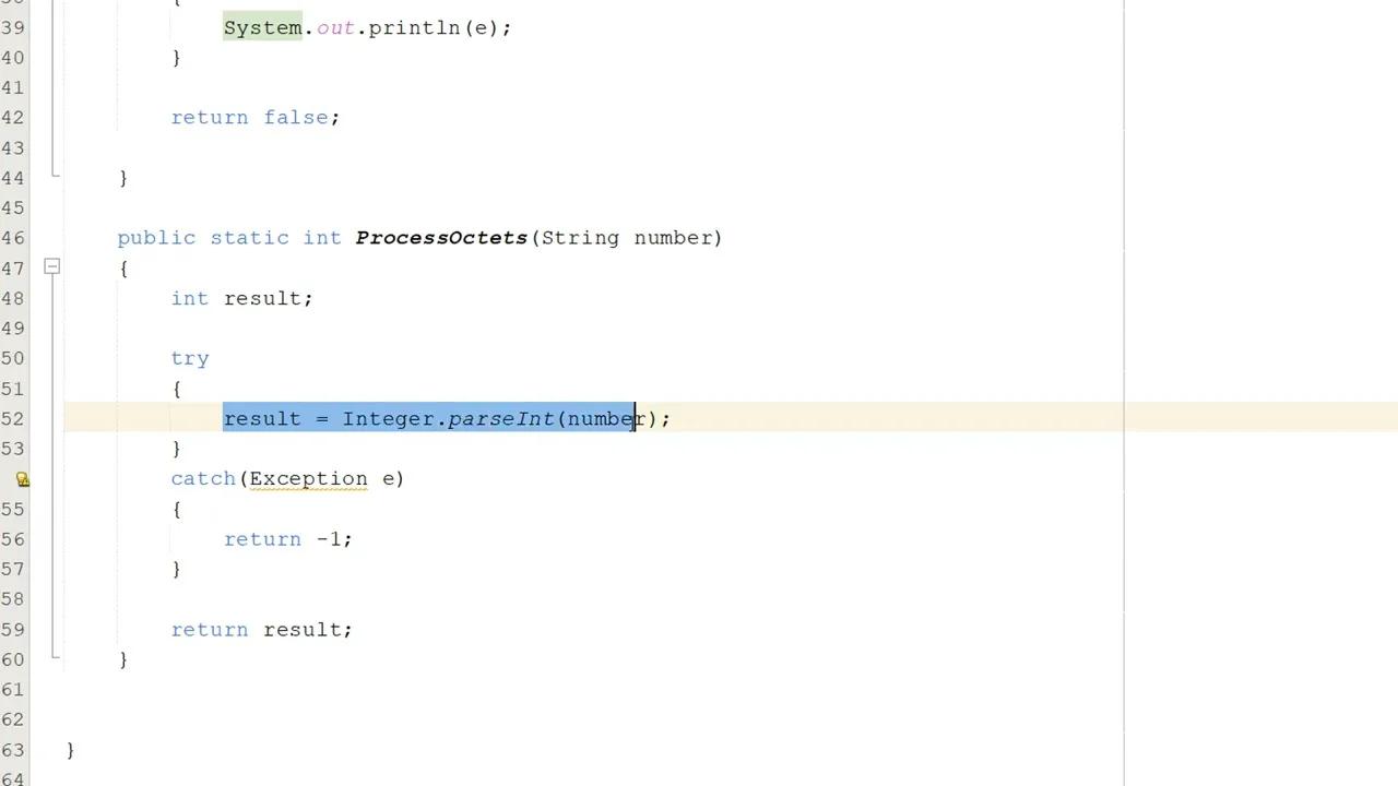 How to Validate an IPV4 Address Using Java (Simple Ip Address Validation)