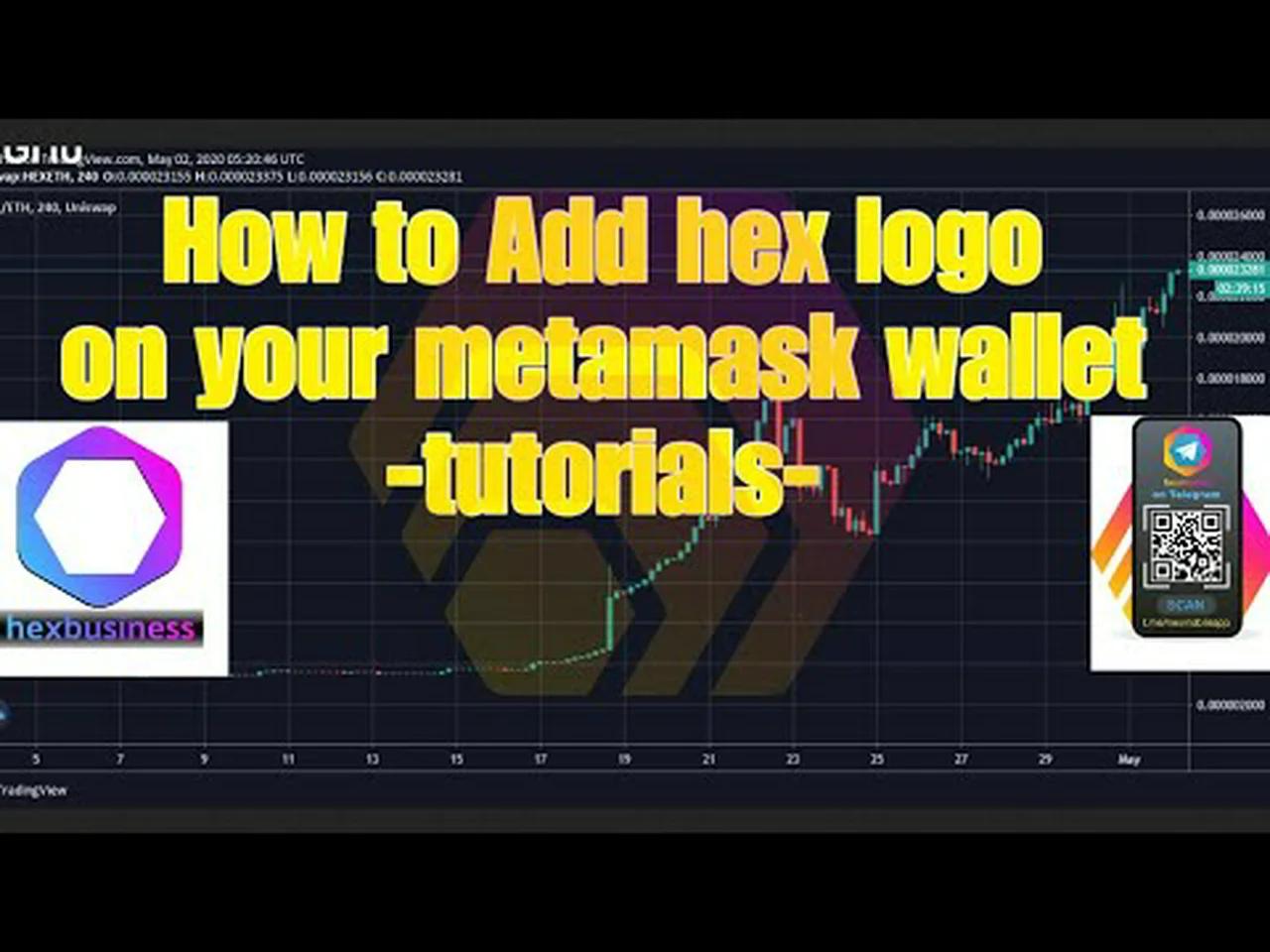 How to add Hex logo on your metamask(Tutorials)