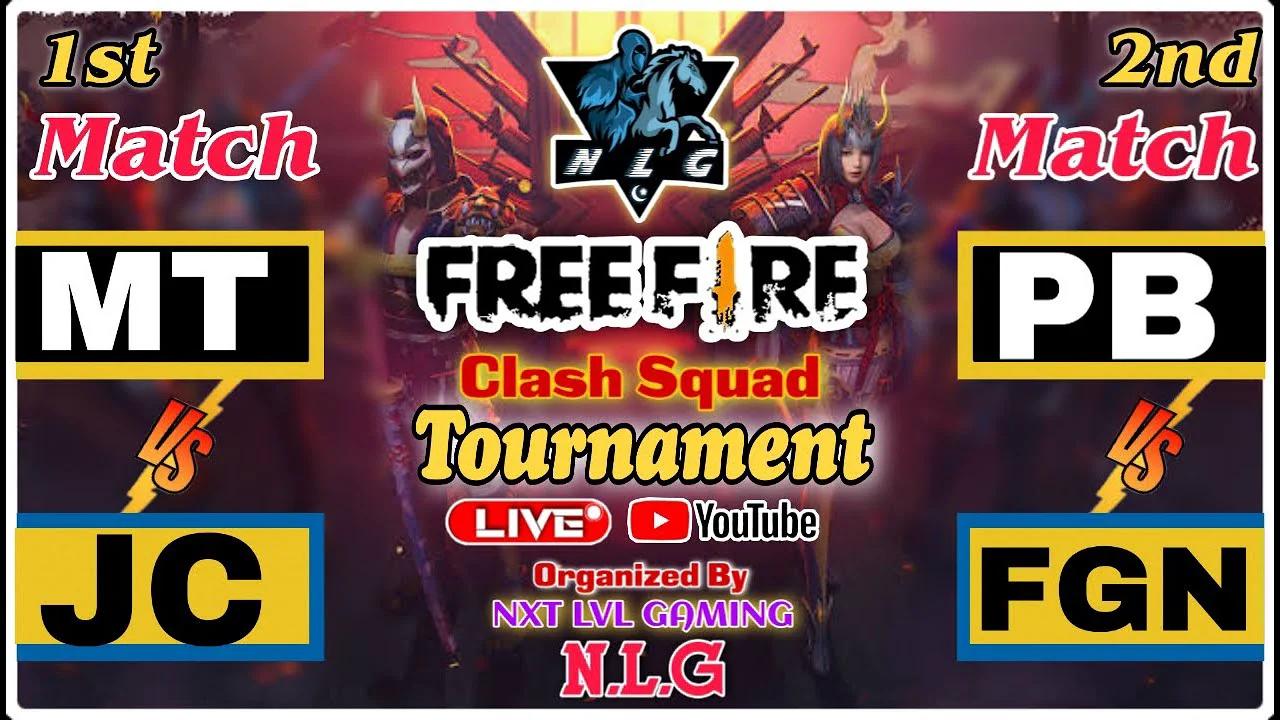 Free Fire Clash Squad Tournament | Free Fire Live | Free Fire 4 vs 4 Room
