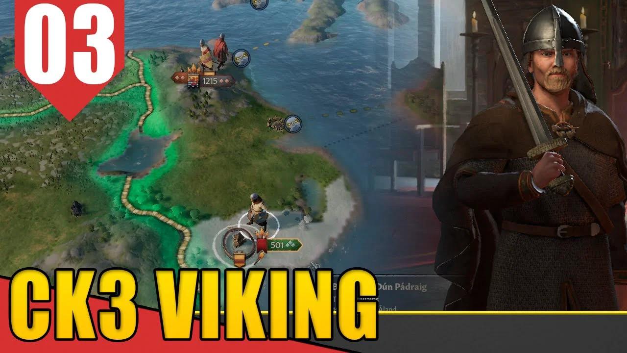 Vida de Viking - Crusader Kings 3 Rei das Ilhas #03 [Gameplay PT-BR]