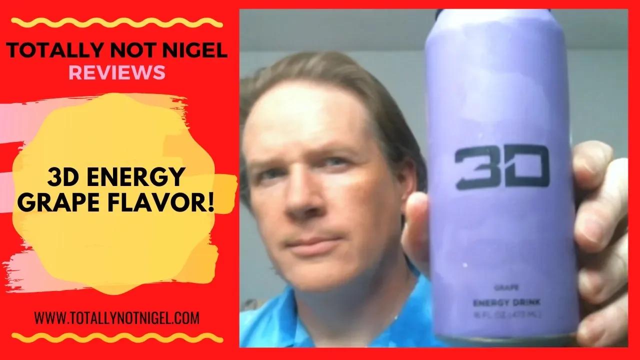 DRINK REVIEW: 3D Grape Energy Drink! TNN Food Reviews Ep 791!!