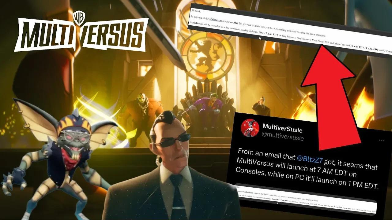 Multiversus Timezones For Download & Release Times For Console & PC ...