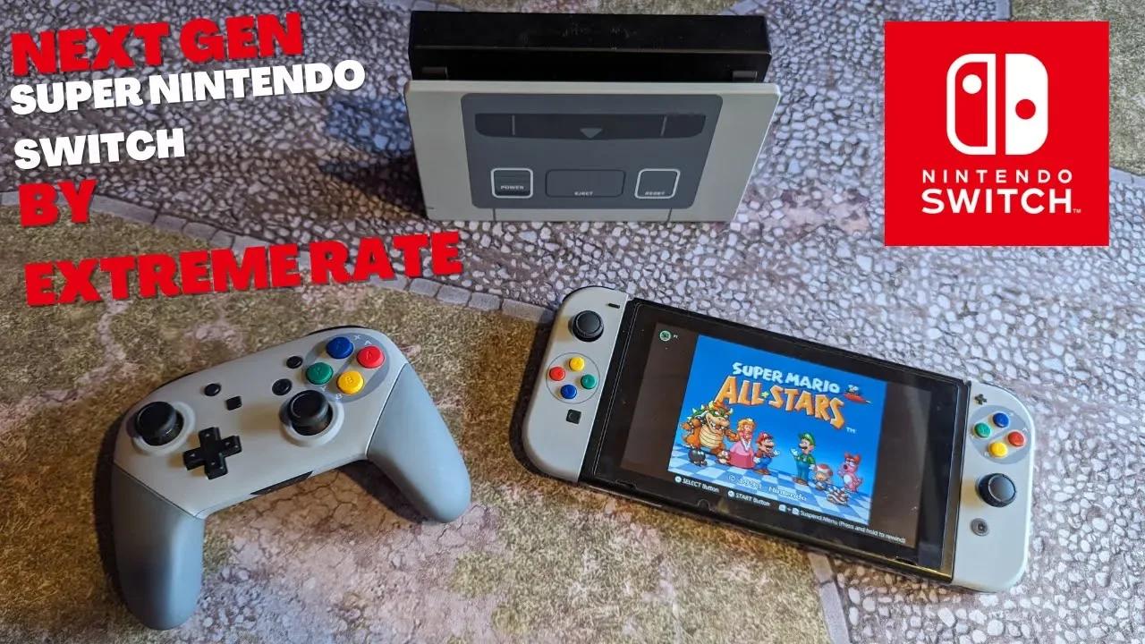 Switch Dock and Pro Controller case modifications by Extreme Rate