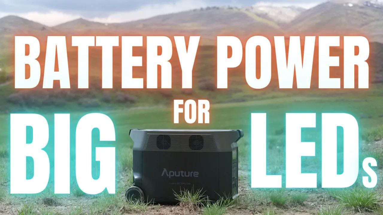 Aputure Delta Pro powered by EcoFlow — Big generator for LED lights on ...