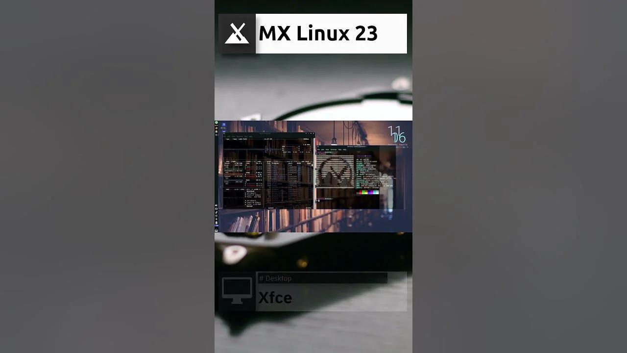 MX Linux 23 Quick Overview #shorts