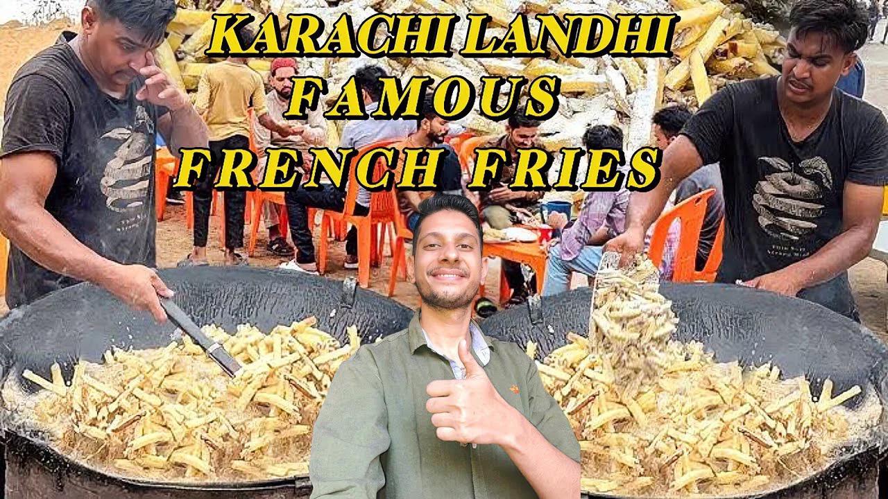 KARACHI - LANDHI FAMOUS EGG FRENCH FRIES - STREET FOOD KARACHI - STREET ...