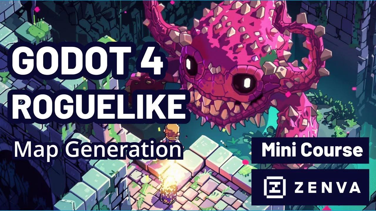 GODOT ROGUELIKE - Map Generation Mini-Course