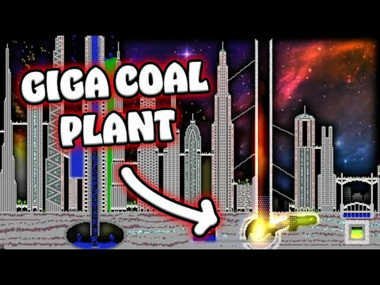 GIGA COAL PLANT and ECO FRIENDLY THINGS in The Powder Toy!