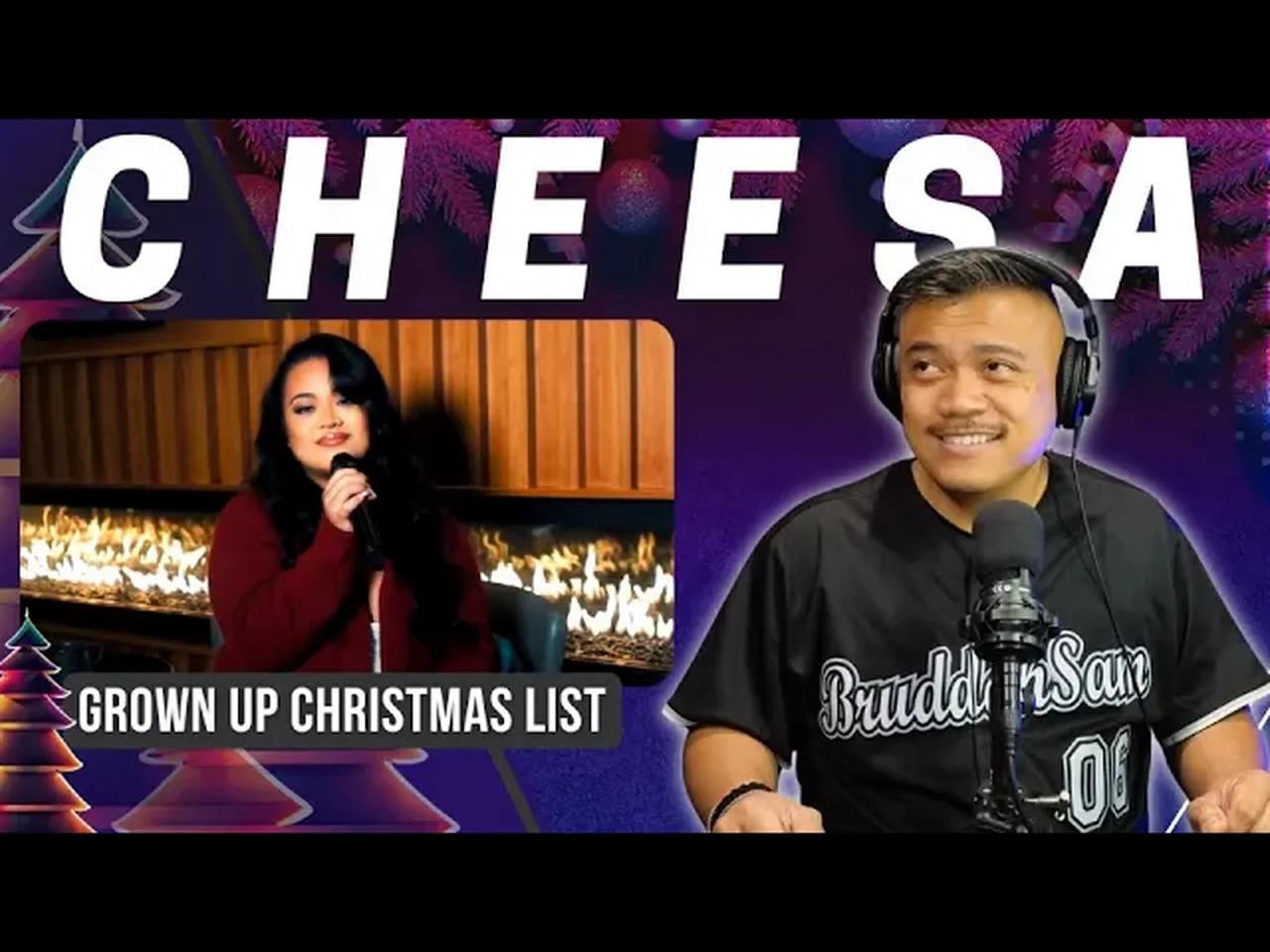 GROWN UP CHRISTMAS LIST with CHEESA | Bruddah🤙🏼Sam's REACTION VIDEOS
