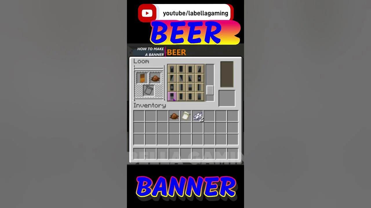 Beer Banner | Minecraft